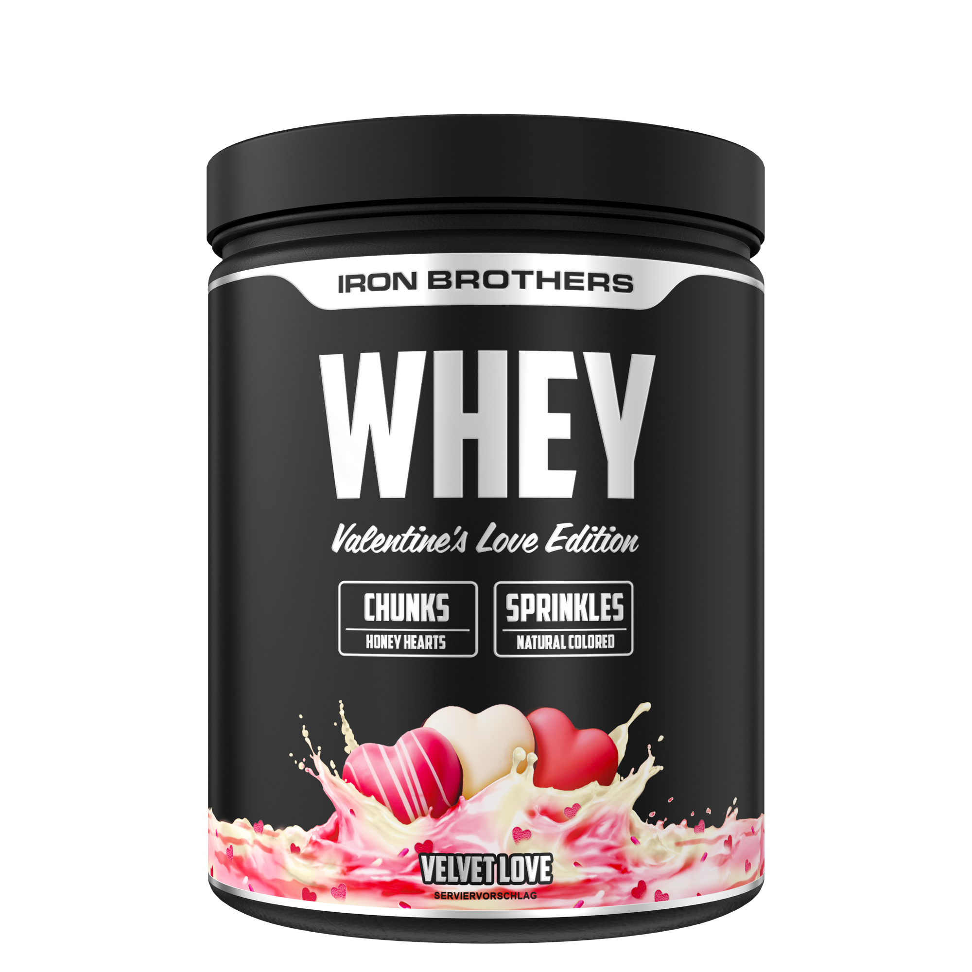 WHEY Protein Valentine's Love Edition - Mit Liebesherz-Sprinkles – Iron ...